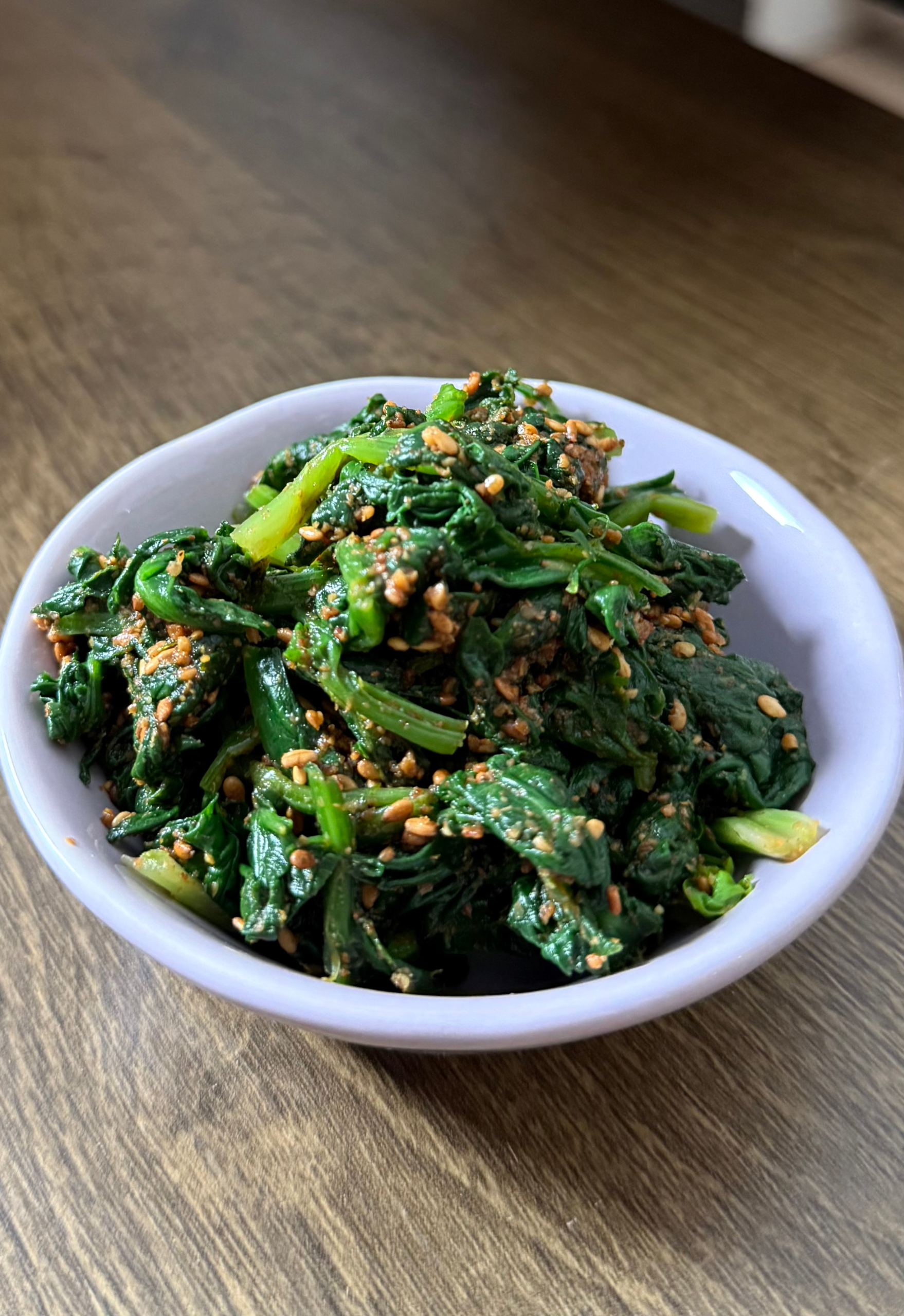Japanese Spinach Salad with Sesame Dressing (Goma Ae) - Hong Thaimee